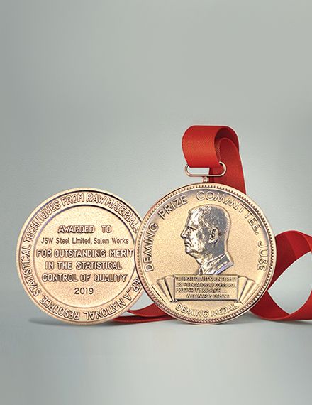 JSW - JSW Steel’s Salem Works Wins Prestigious Deming Prize 2019