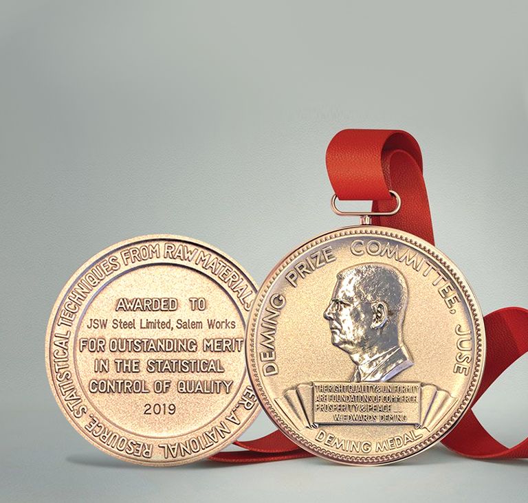 JSW - JSW Steel Salem unit Won Deming Prize 2019