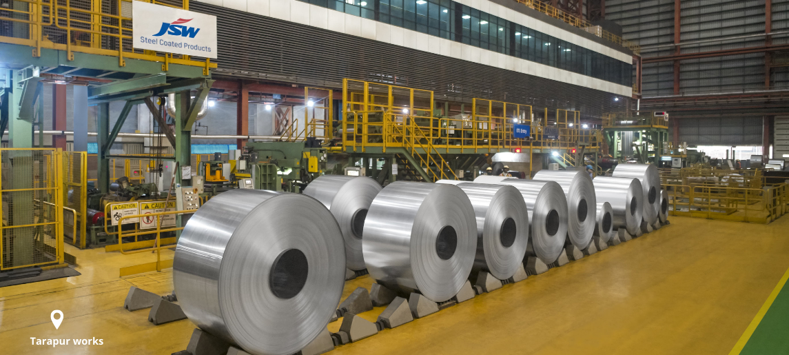 Galvalume Sheets, Steel Coils & Roofing Products | JSW Steel